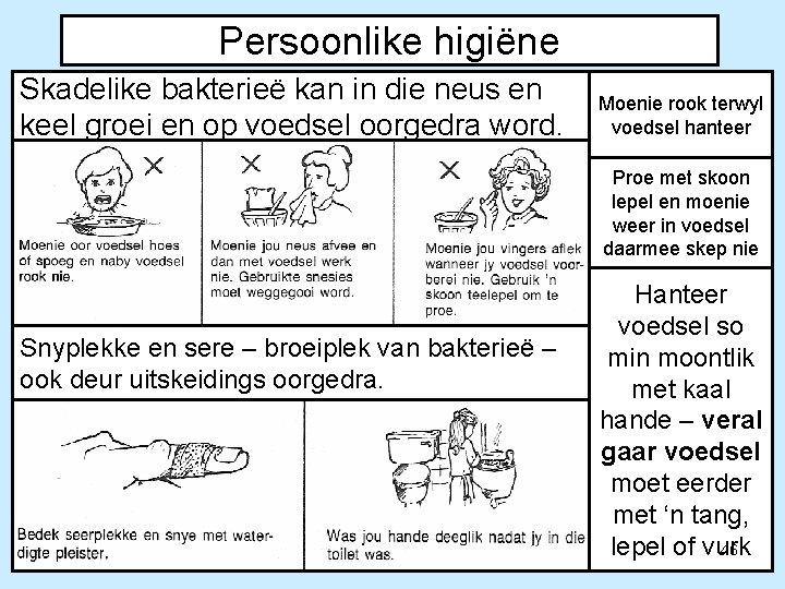 Verskillende bakterie VOEDSELBEDERF GR 10 Swamme Giste FAKTORE