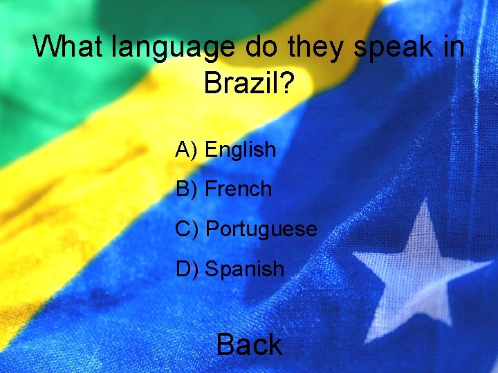 Brazil Quiz The Basics Culture Nature Wild Card