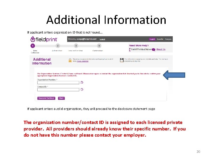 Implementation of the Fieldprint Process for DBHDS Licensed