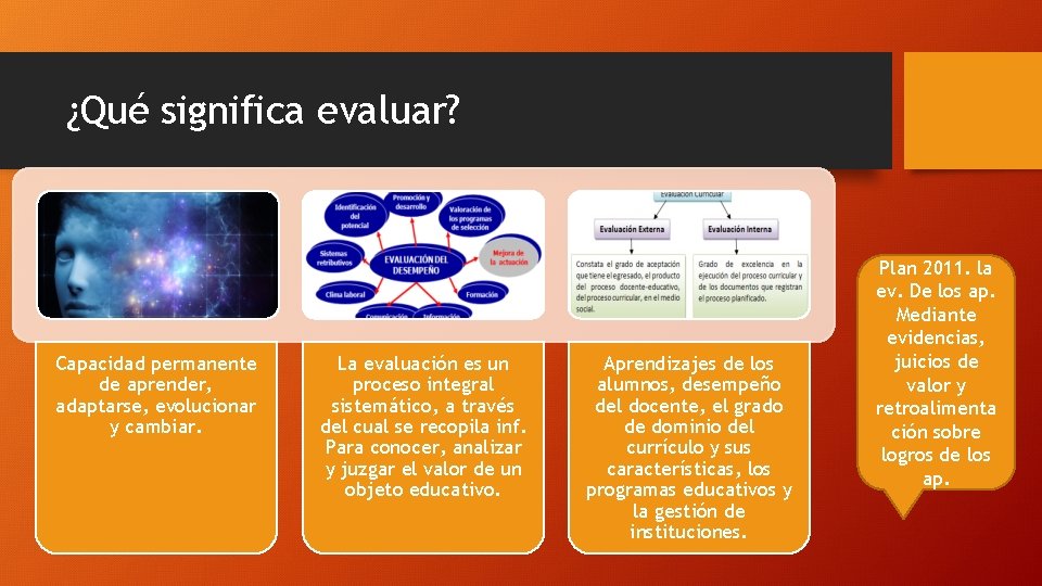 El enfoque formativo de la evaluacin Herramientas para