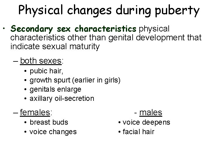 Chapter 12 Sexuality During Childhood and Adolescence Infant
