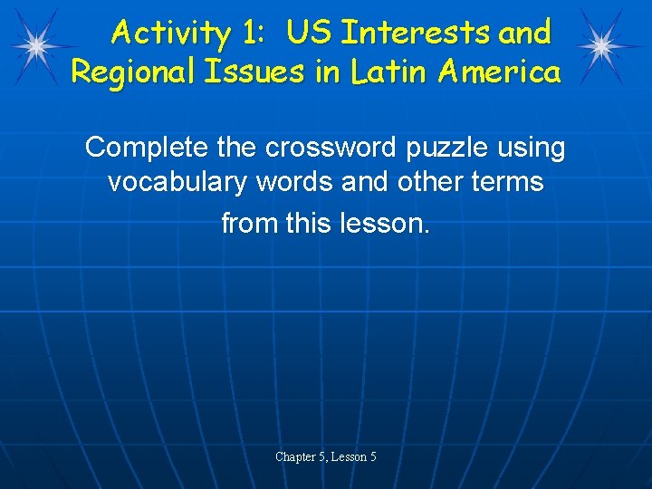 US Interests and Regional Issues in Latin America