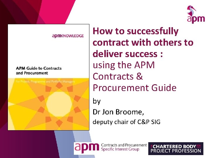 How to successfully contract with others to deliver
