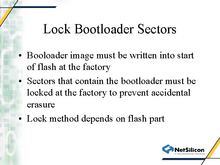 NETOS Bootloader Overview Requirements How to Build How