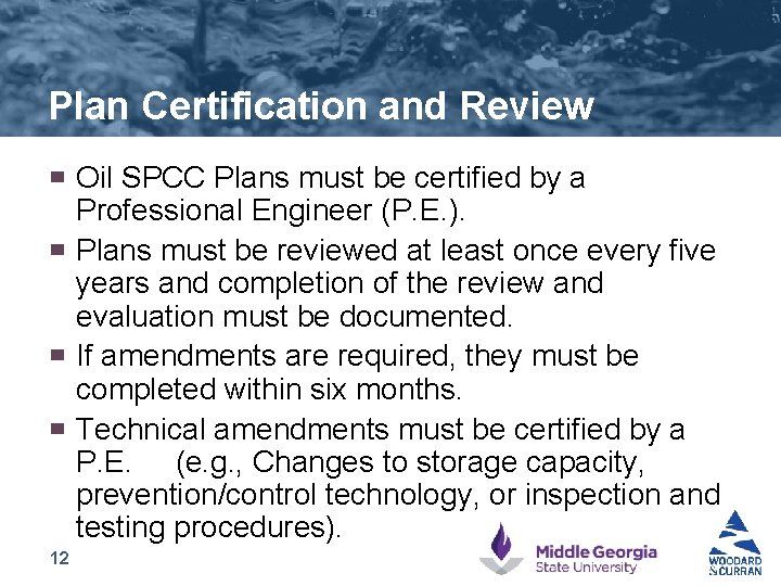 Oil Spill Prevention Control and Countermeasure Training Prepared