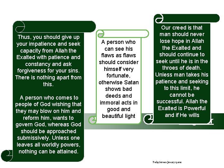 Seek Allahs forgiveness Repent and Seek His protection