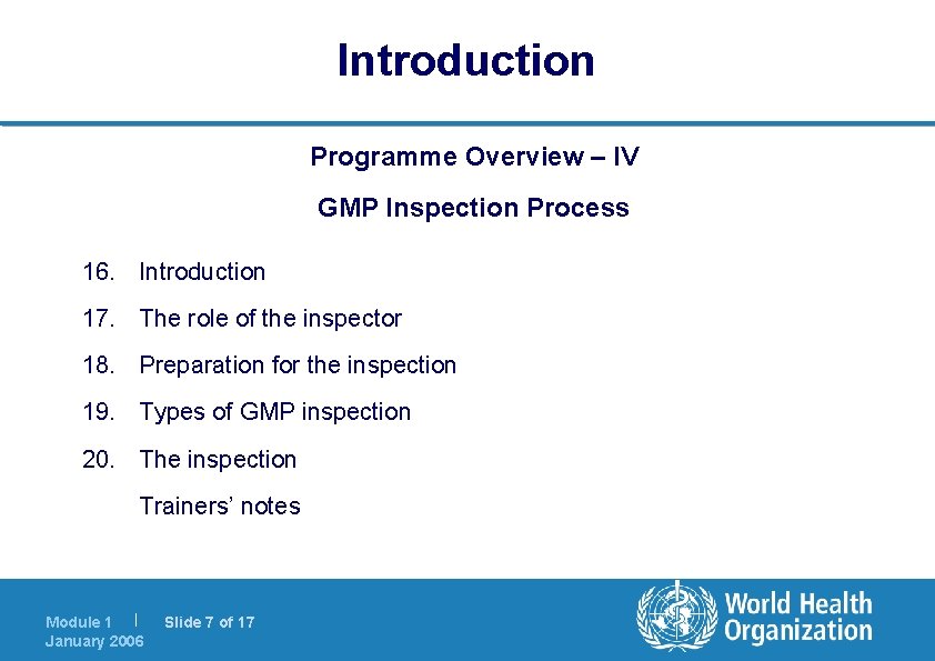 2282021 Basic Principles of GMP Introduction to the