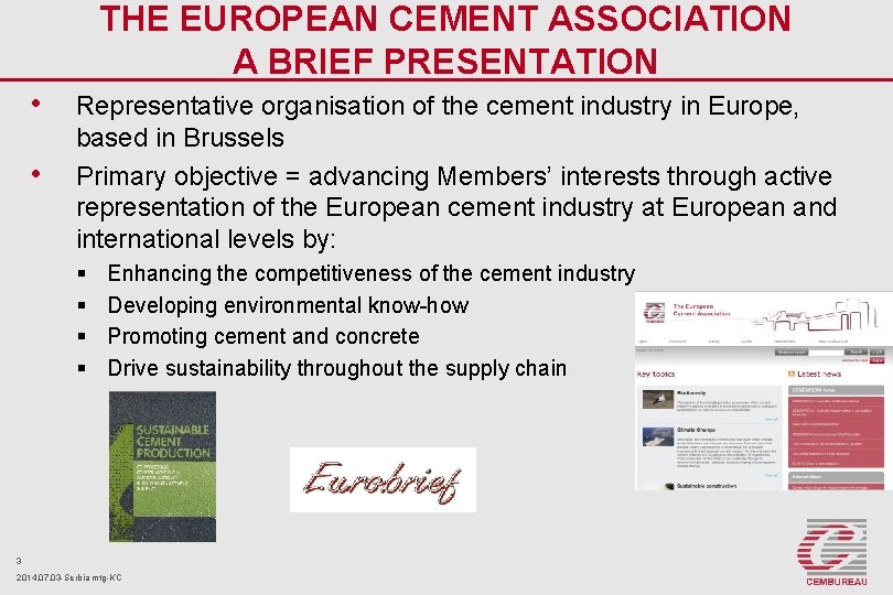 THE ROLE AND IMPORTANCE OF THE CEMENT INDUSTRY