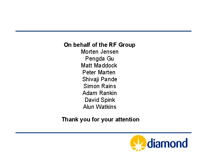 IOT Measurements Amplifier Improvements at Diamond Peter Marten