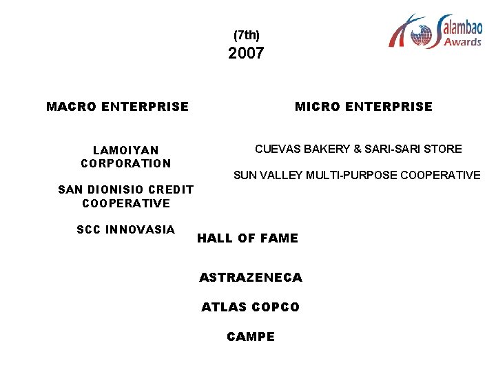 WHAT IS THE SALAMBAO The salambao is an