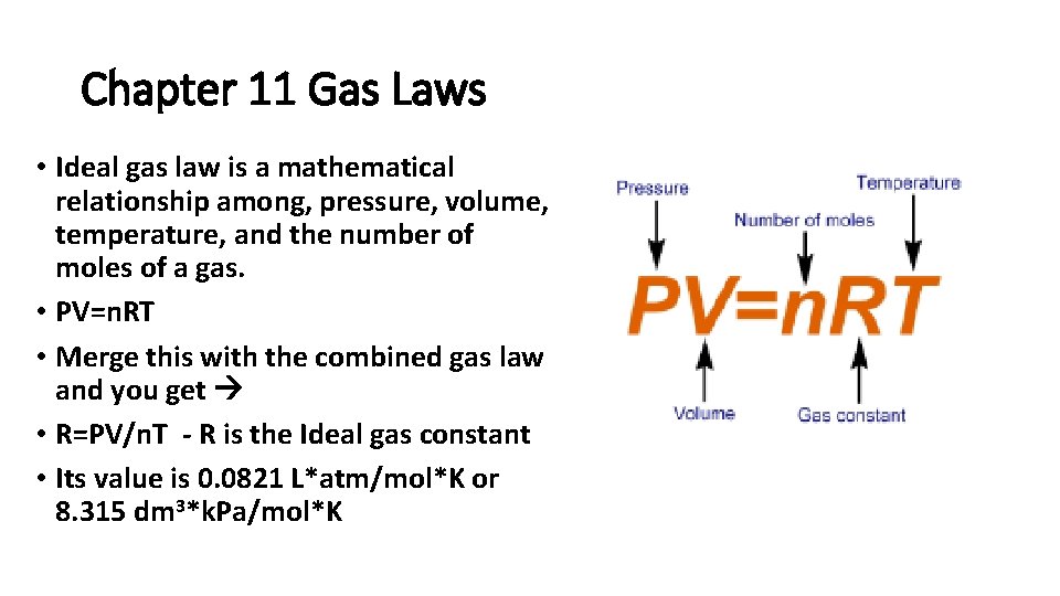 Chapter 10 States of Matter KMT Kinetic Molecular