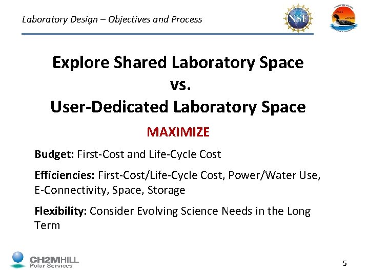 Toolik Field Station Laboratory Design Objectives and Process