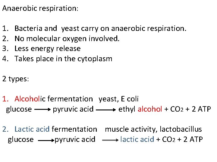 PHOTOSYNTHESIS AND RESPIRATION A few things to remember