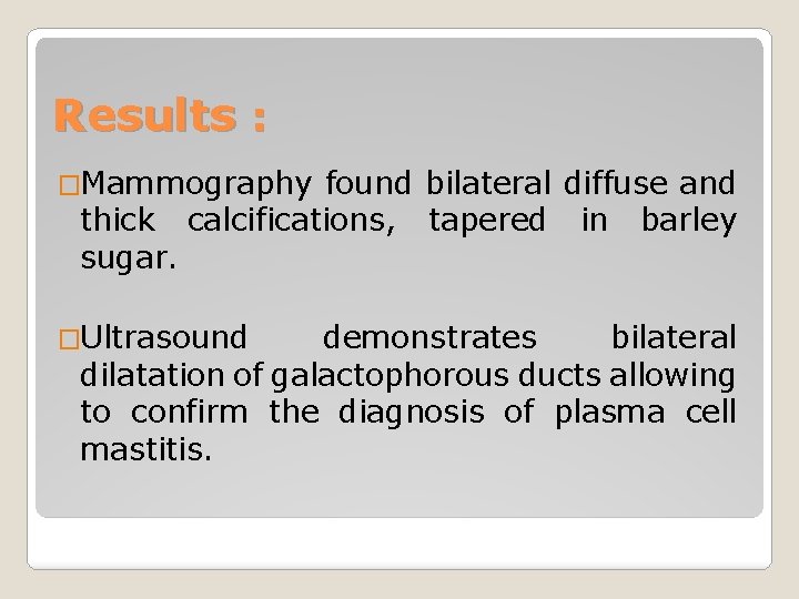 BREAST BR 12 PLASMA CELL MASTITIS A REPORT