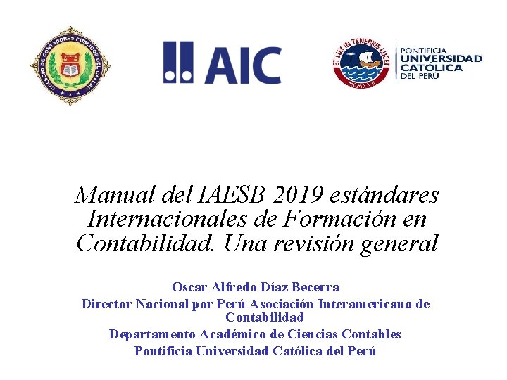 Manual del IAESB 2019 estndares Internacionales de Formacin