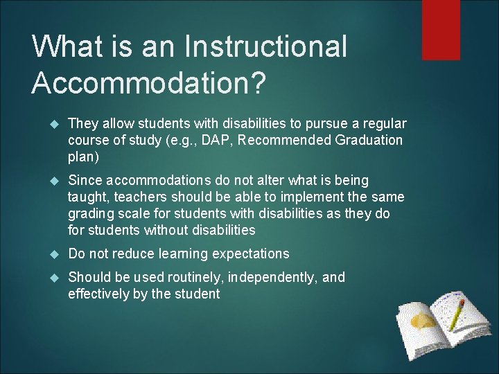 Fabens ISD Special Education AccommodationsModifications Norma Castillo M