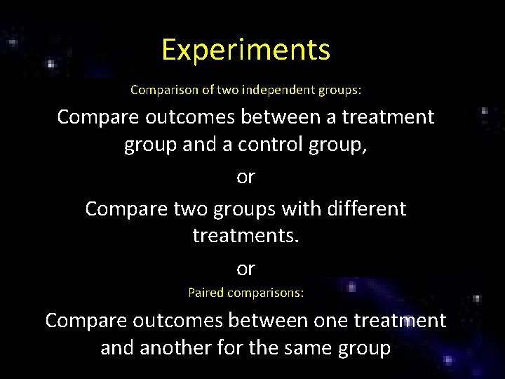 Level 2 Statistics Conduct an Experiment AS 91265