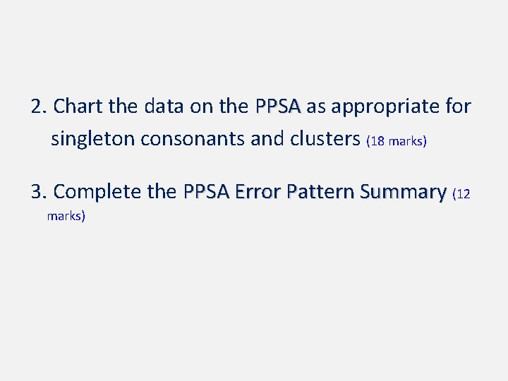 SLTD 04 Clinical Linguistics and Phonetics Exam Preparation