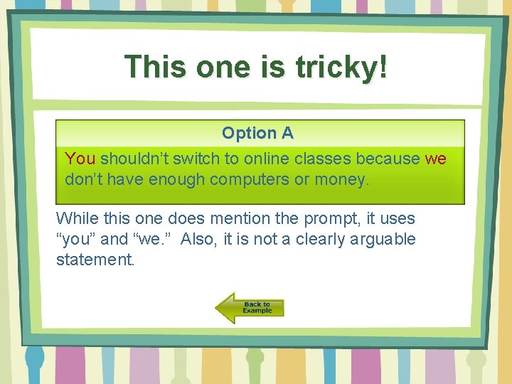 Writing Thesis Statements An Interactive Activity to Develop
