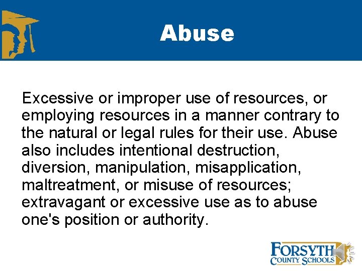 FRAUD WASTE ABUSE AND CORRUPTION PROCEDURE This procedure