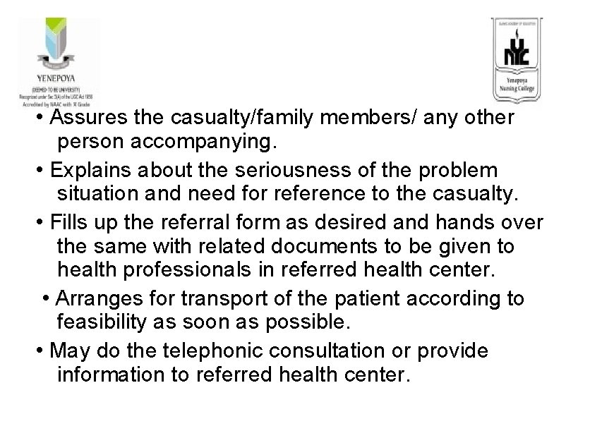 Referral system INTRODUCTION At each level of health