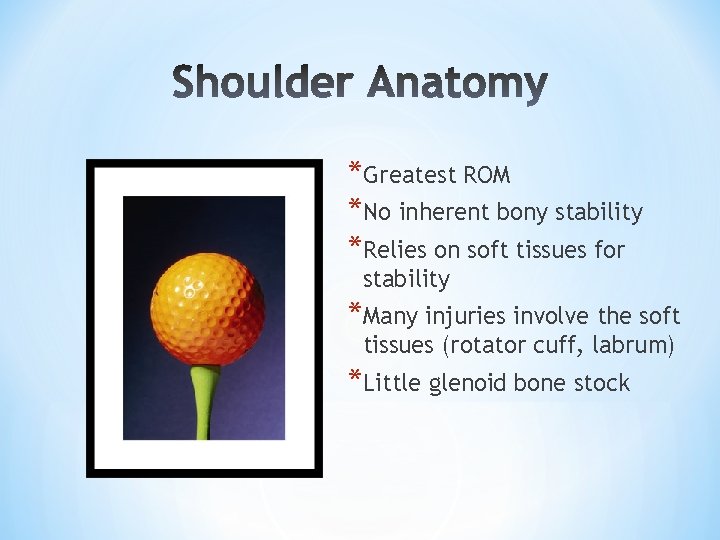 Shoulder Anatomy and Arthroscopy Mohsen MardaniKivi M D