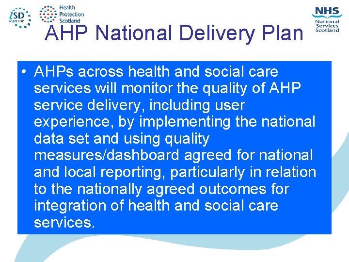 AHP Minimum Dataset Liz Mitchell AHP Advisor Elizabethmitchell