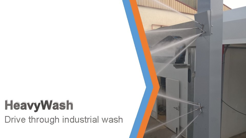 Heavy Wash Drive through industrial wash Underchassis wash