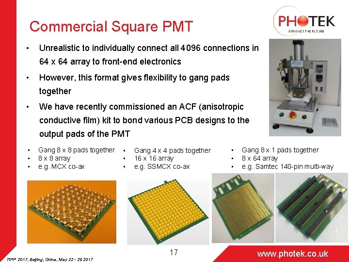 The TORCH PMT A close packing long life