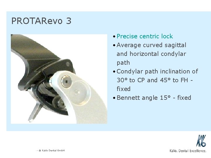 Ka Vo PROTARevo Precision for functional performance ARCUSdig