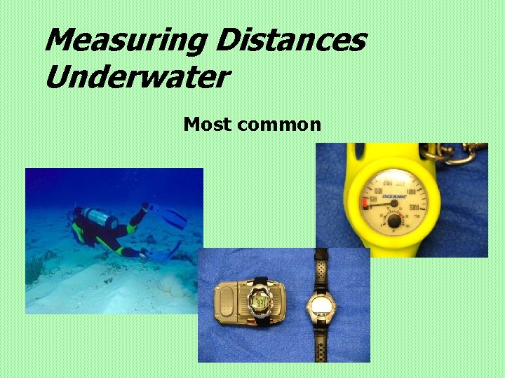 Navigation Introduction Equipment Surface Positioning Measuring ...