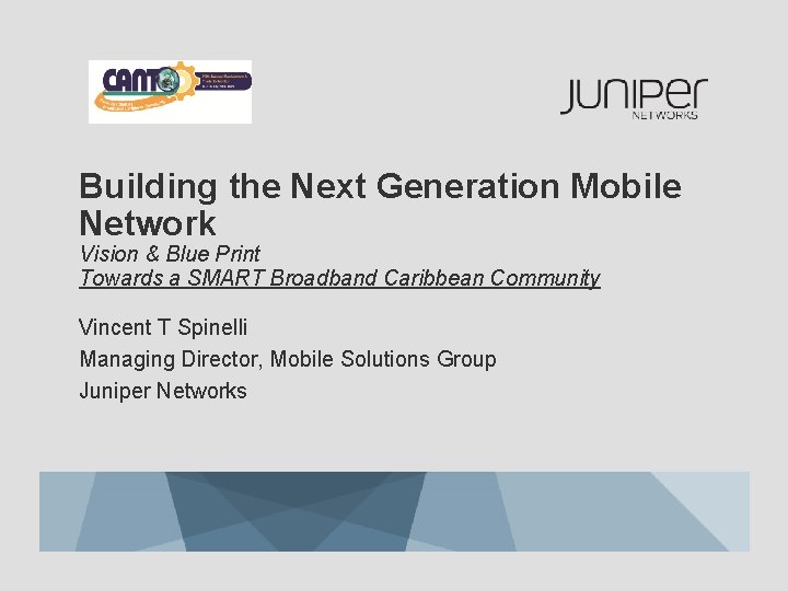 Building the Next Generation Mobile Network Vision Blue