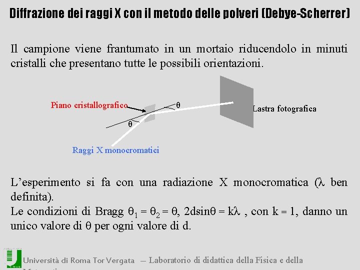 Laboratorio di didattica della Fisica e della Matematica