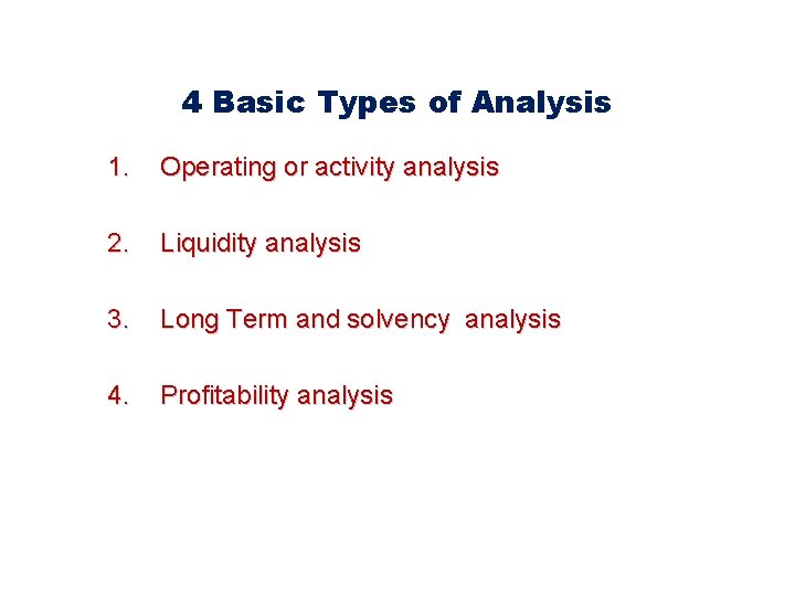 Parts of a Financial Statement 1 Statement of