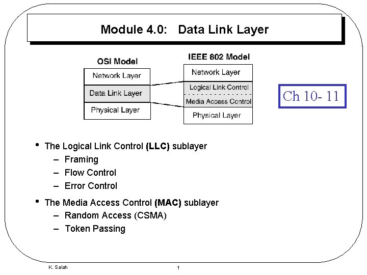 Module 4 0 Data Link Layer Ch 10