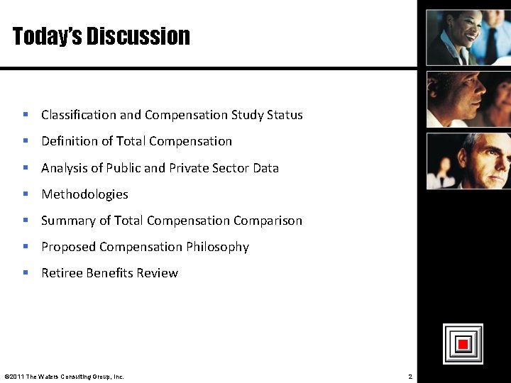 Report on Total Compensation Presentation to the City