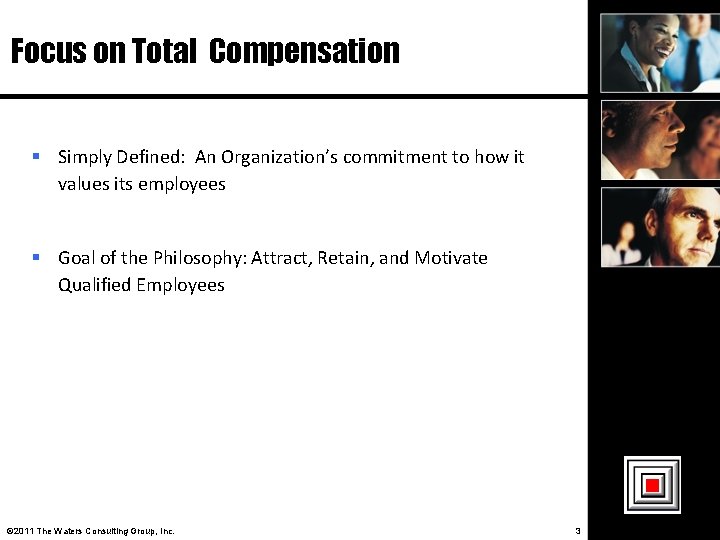 Report on Total Compensation Presentation to the City