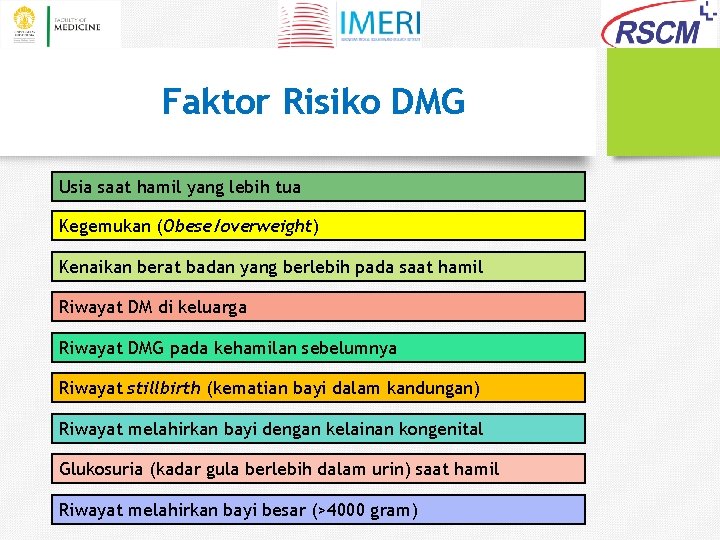 DIABETES MELITUS GESTASIONAL Farid Kurniawan Division of Endocrinology