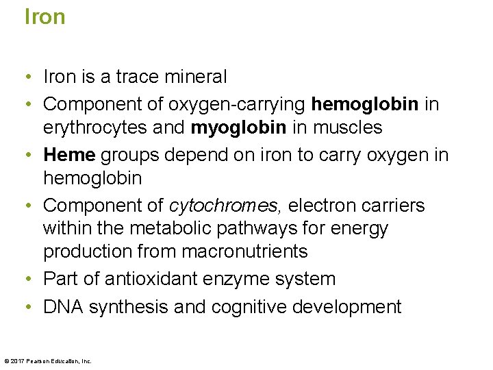 Chapter 12 Lecture Chapter 12 Nutrients Involved in