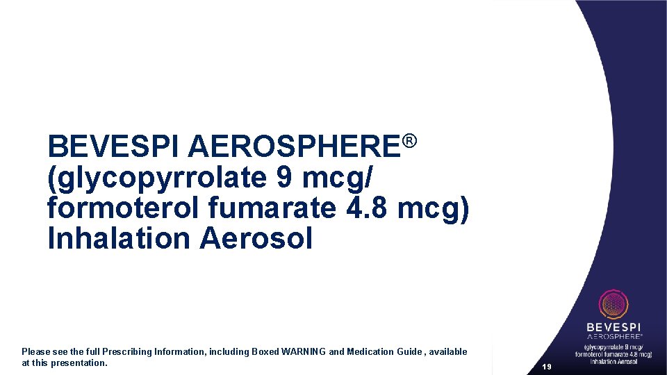 Approaches to COPD Assessment and Treatment US16960 1217