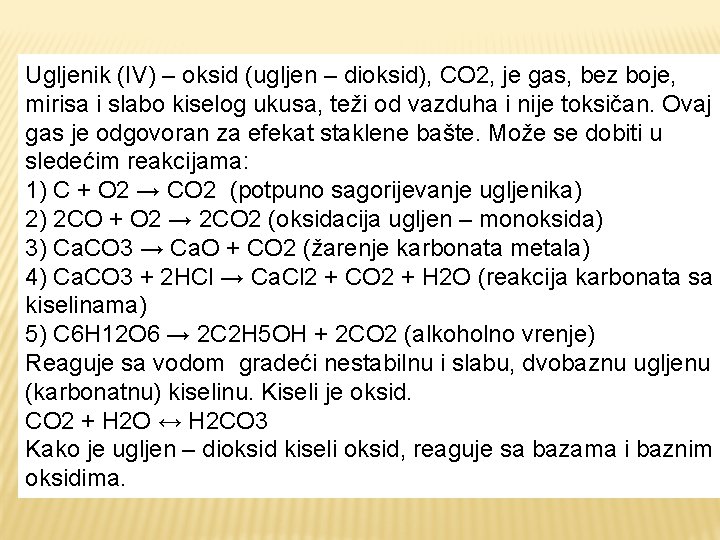 ELEMENTI 14 GRUPE PERIODNOG SISTEMA ELEMENATA U ovu