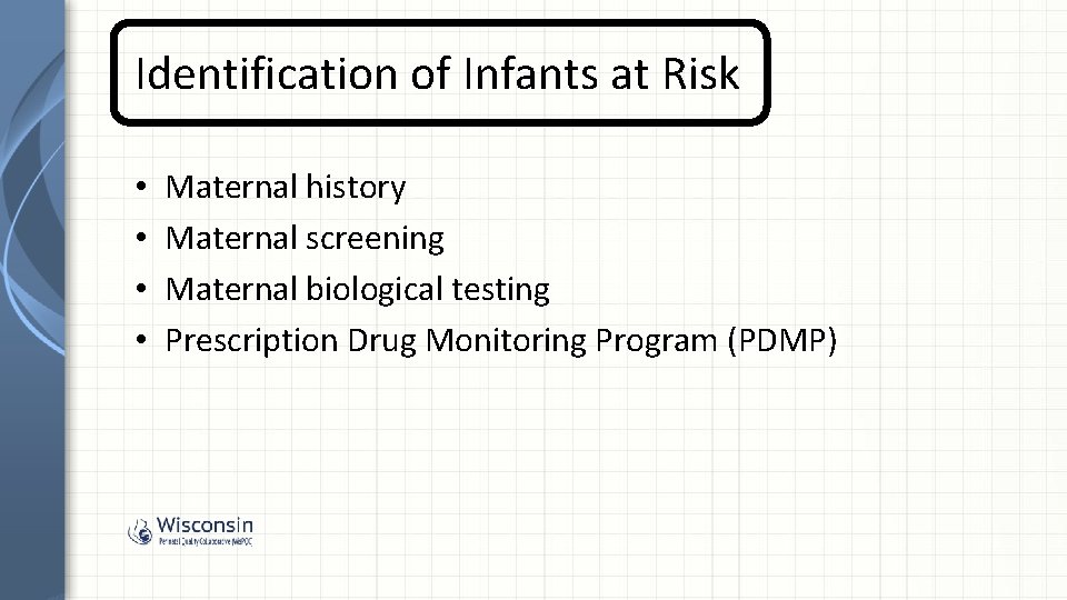 Wis PQC Standardized Protocol Webinar for NASNOWS Initiative