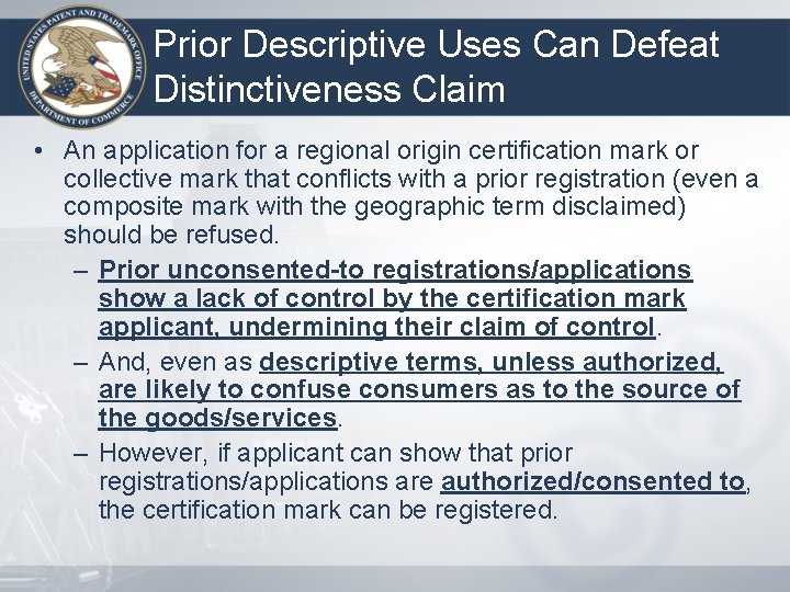 Certification and Collective Indicating Geographic Origin Geographic Signs