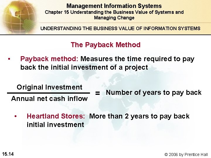 Chapter 15 Understanding the Business Value of Systems