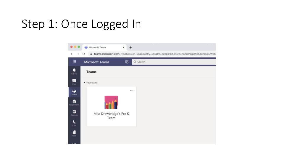 Microsoft Teams Step by Step Here you can
