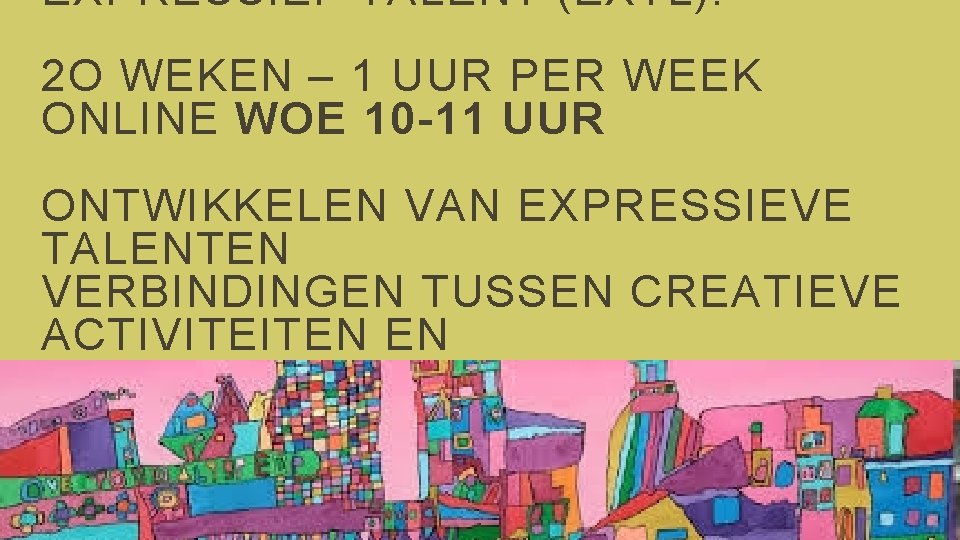 KEUZEDE EL EXPRESS IEF TALENT MAATSCHAPPELIJKE ZORG SOCIAAL