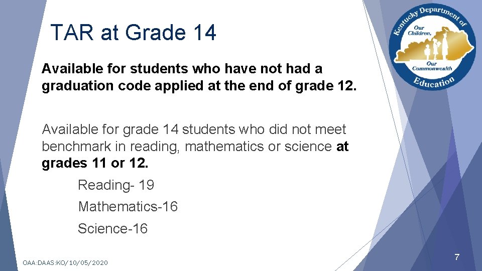 Click here to download the TAR Administration Guide