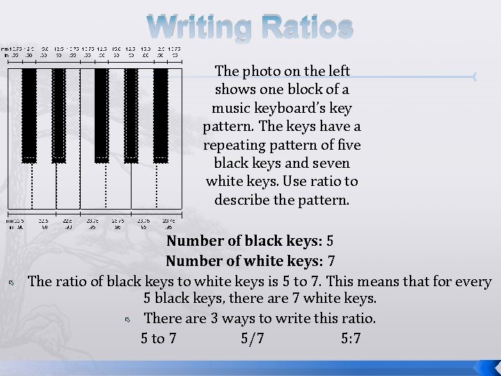 Ratios Standard NS 1 2 Interpret and use