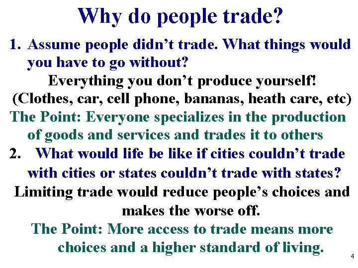 Unit 5 International Trade 1 International Trade 2