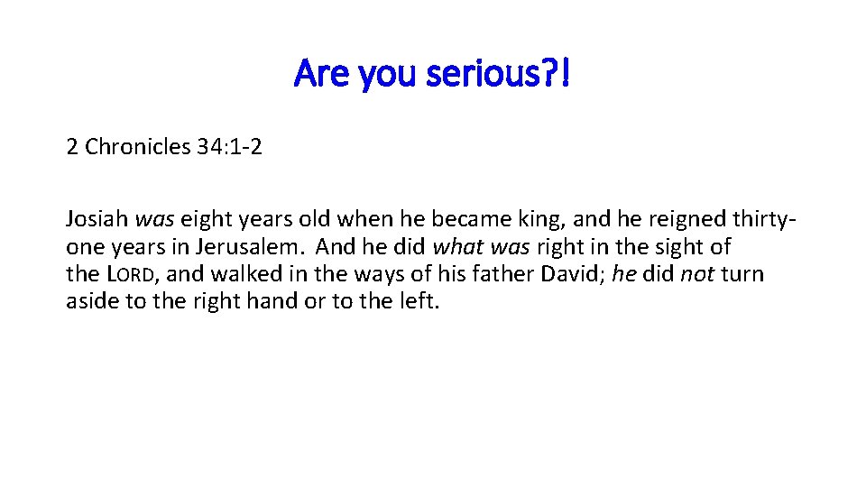 Josiah A King and a Repentant Nation Background